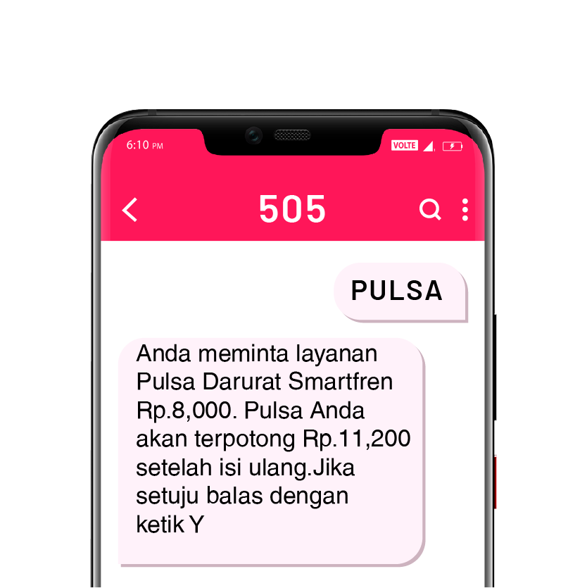 Pulsa / Data Darurat - smartfren