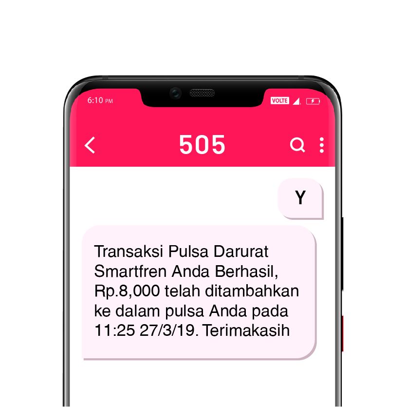 Pulsa / Data Darurat - smartfren
