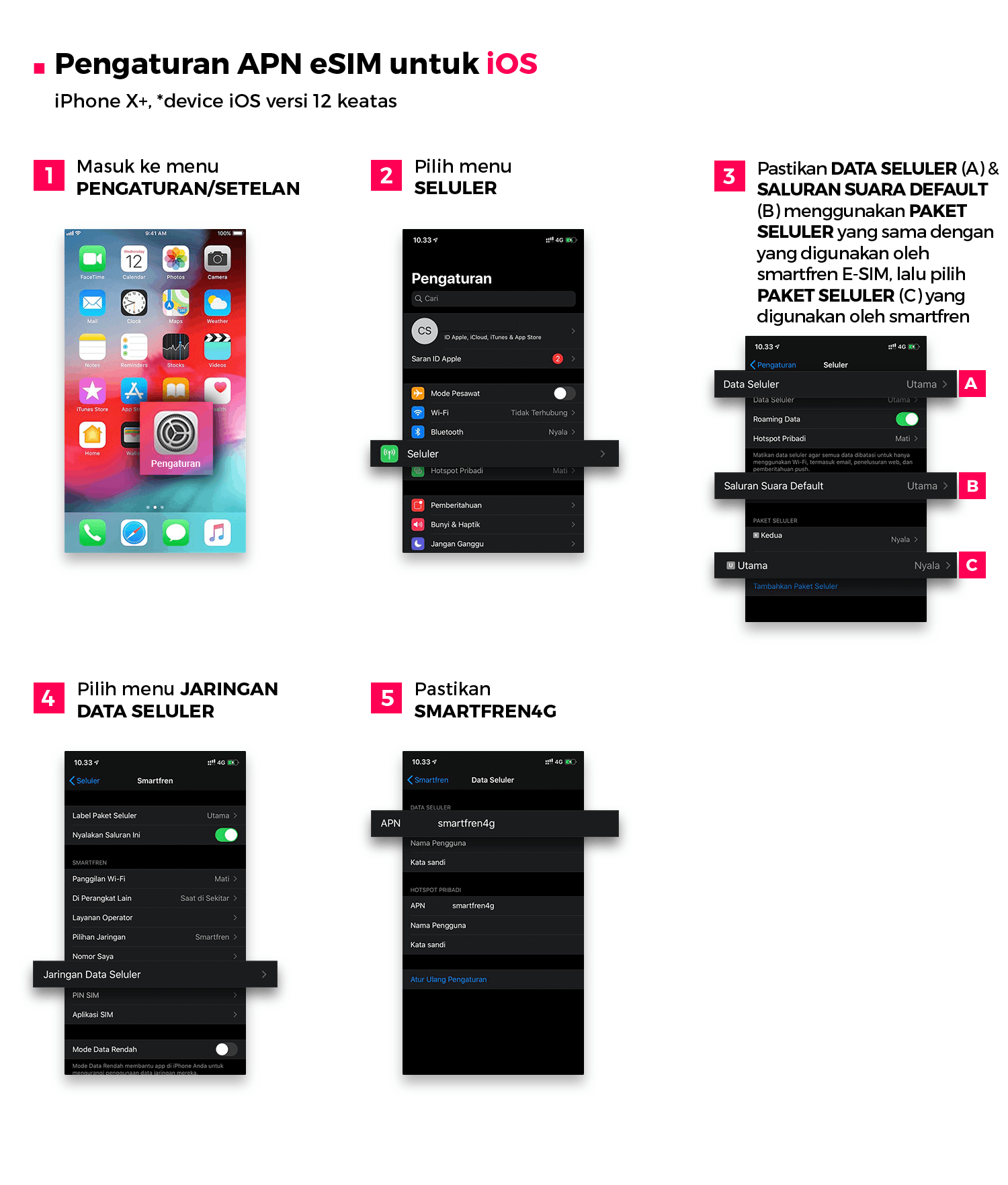 Paket Internet, Roaming Internasional & Fitur Lainnya - smartfren
