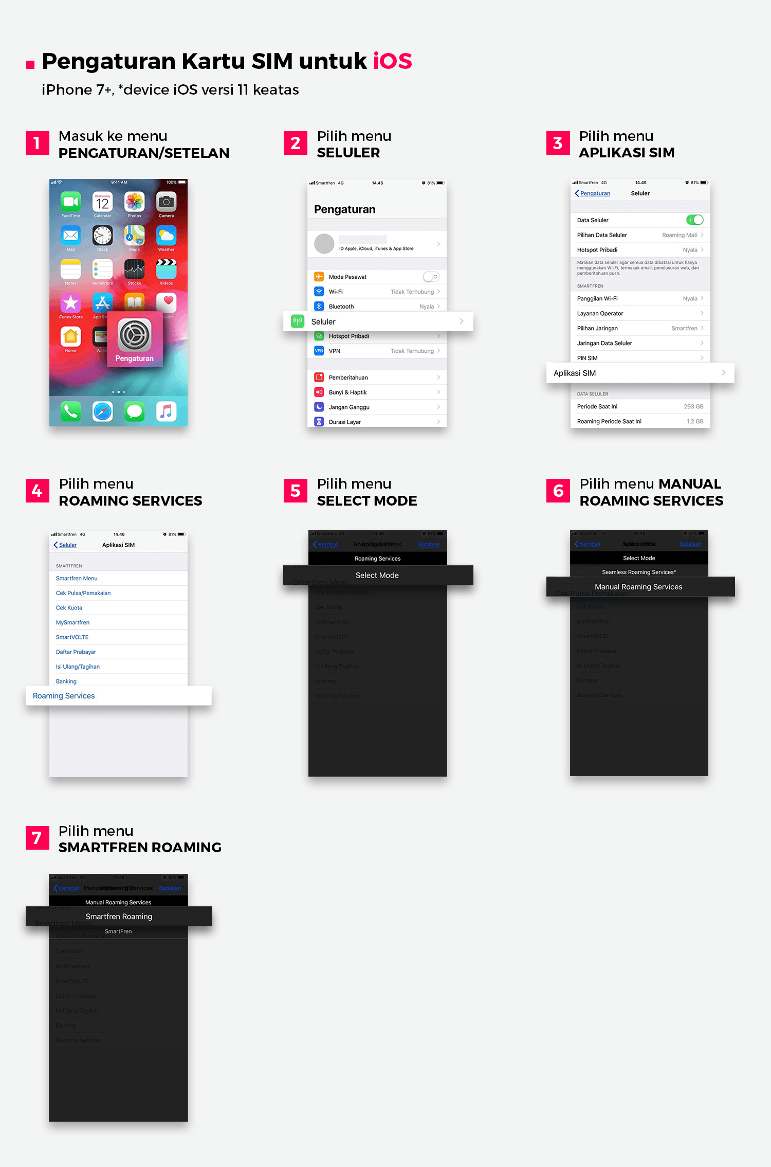 Paket Internet, Roaming Internasional & Fitur Lainnya - smartfren