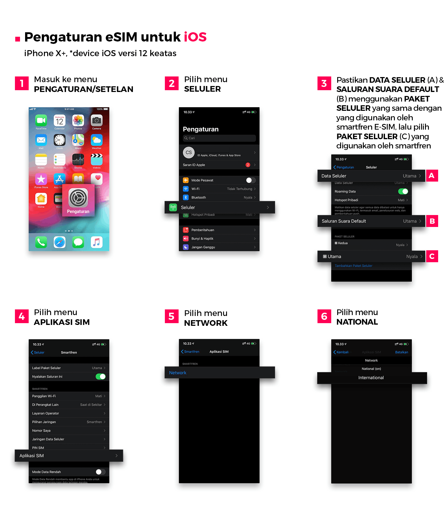 Paket Internet, Roaming Internasional & Fitur Lainnya - smartfren